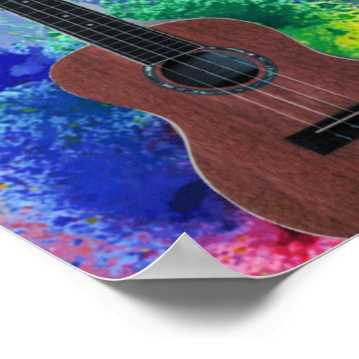 Cute Bass Guitar Poster | Zazzle