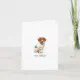 Cute Beagle watercolor Folded Thank You Card | Zazzle
