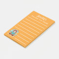Cute Bear Personalized Reading list Post-it Notes | Zazzle