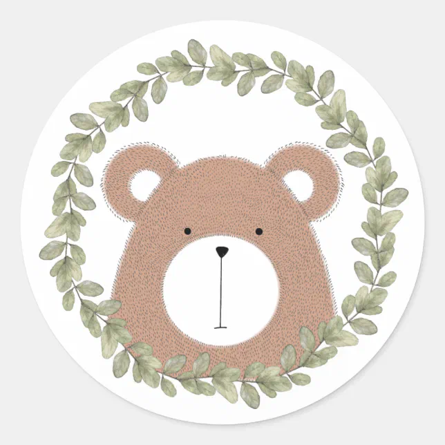Cute Bear Sticker | Zazzle