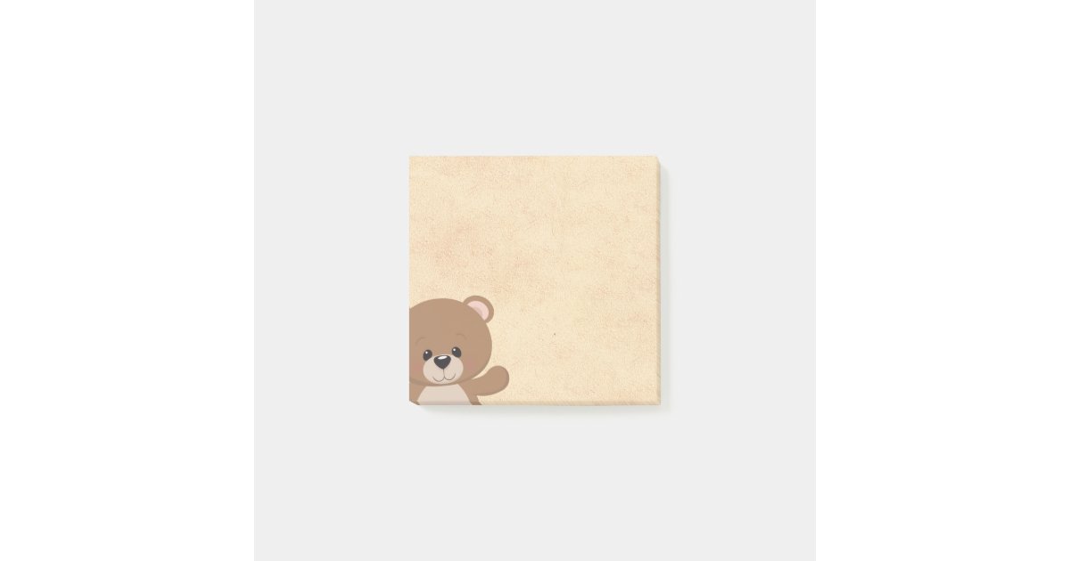 Cute Bear Sticky Notes Post-it® Notes | Zazzle