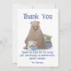 Cute Bear With Books Birthday, Personalizable Thank You Card | Zazzle