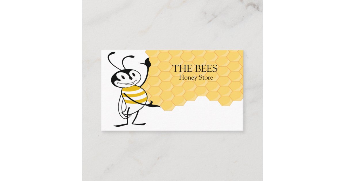 Cute Bee Business Card | Zazzle