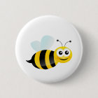 Bumble Bee Button | Zazzle.com