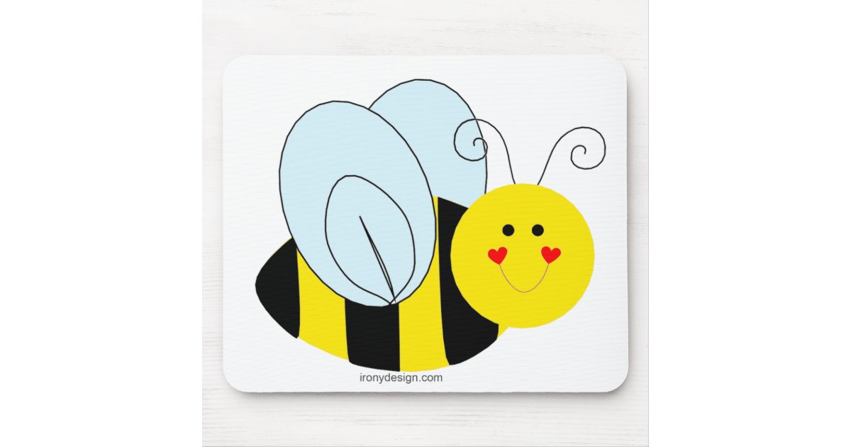 Cute Bee Mouse Pad | Zazzle