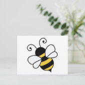 Cute bee postcard | Zazzle