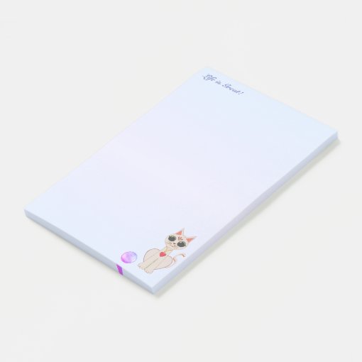 Cute Beige Cat Post-it Notes | Zazzle