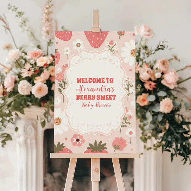 Cute Berry Sweet Pink Coquette Foam Board | Zazzle