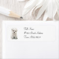 Cute Bichon Frise Return Address Mailing Label | Zazzle