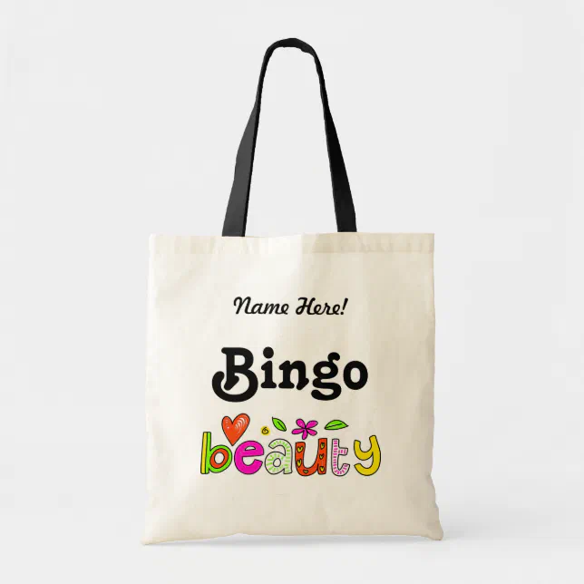 Cute Bingo Personalize Name Prize Player Bag | Zazzle