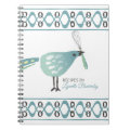 Cute bird kitchen whisk recipe notebook cookbook | Zazzle