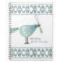 Cute bird kitchen whisk recipe notebook cookbook | Zazzle