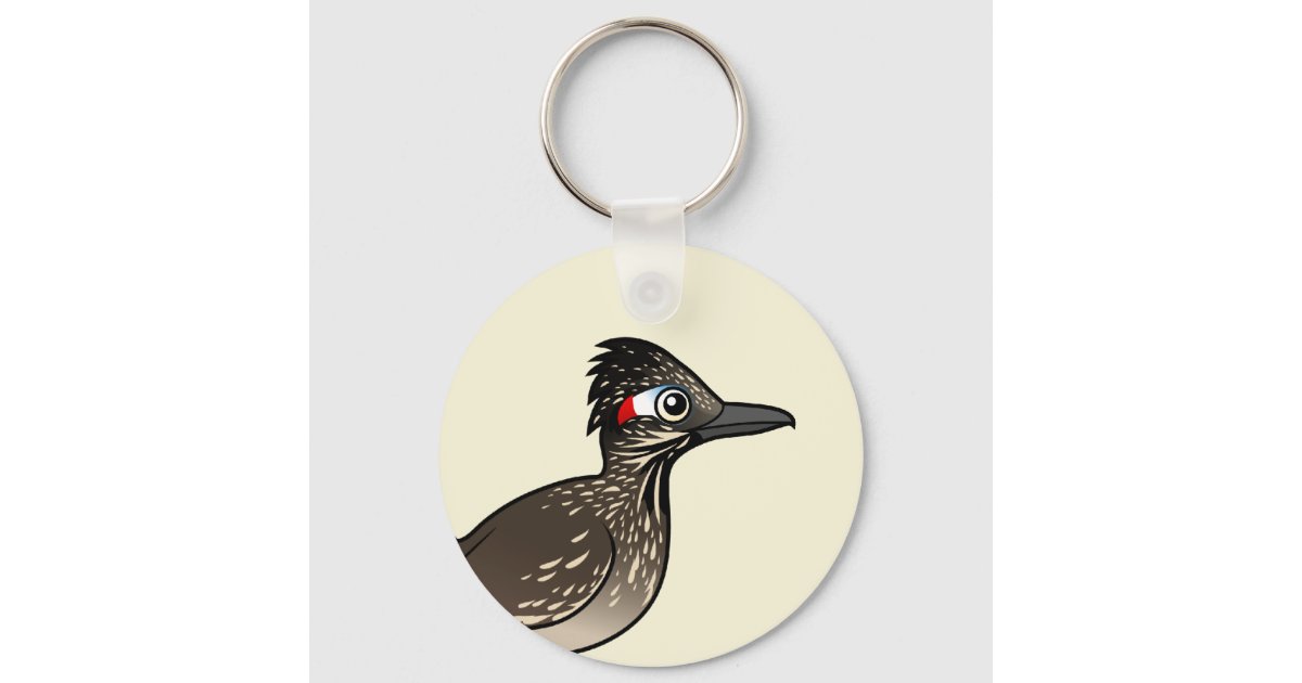 Cute Birdorable Roadrunner Keychain | Zazzle