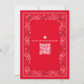 Cute Birthday Cowboy BBQ QR Code Social Media Invitation | Zazzle