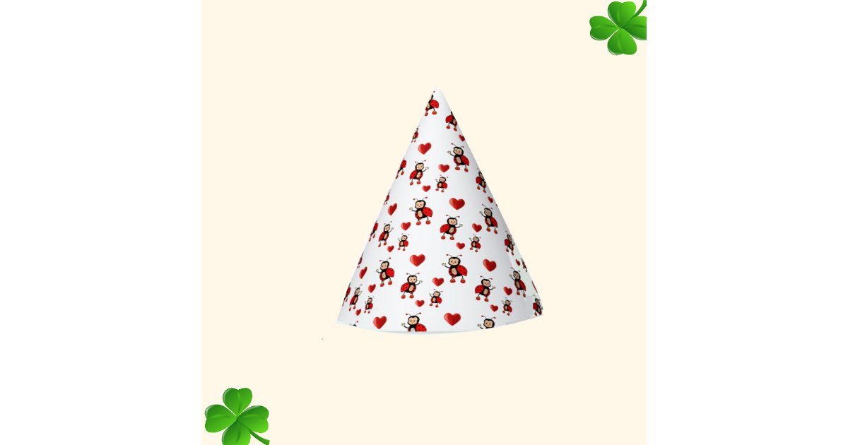 Cute Birthday Ladybug Party Hat | Zazzle