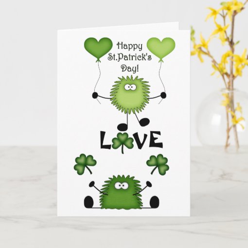 Cute Birthday St Patrick's Day Card | Zazzle