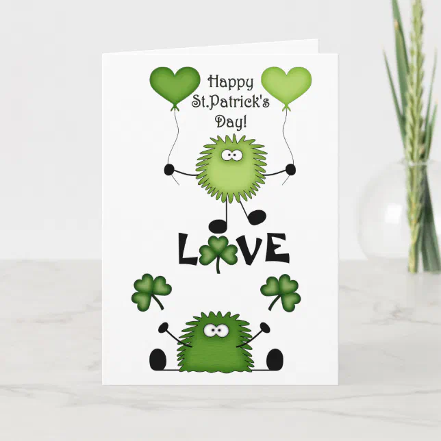 Cute Birthday St Patrick's Day Card | Zazzle
