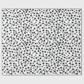 Cute Black and White Dalmatian Spot Animal Pattern Wrapping Paper | Zazzle