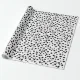 Cute Black and White Dalmatian Spot Animal Pattern Wrapping Paper | Zazzle