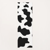 cute black and white farm dairy cow print yoga mat | Zazzle