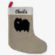 Cute Black Pomeranian Cartoon Dog Pommie Lover's Small Christmas ...