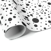 Cute Black & White Dalmatian Spots Wrapping Paper | Zazzle