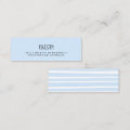 Cute blue Baby shower registry card insert | Zazzle