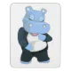 CUTE BLUE HIPPO DOOR SIGN | Zazzle