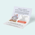 Cute Blue House Caregiver Caretaker Services Flyer | Zazzle