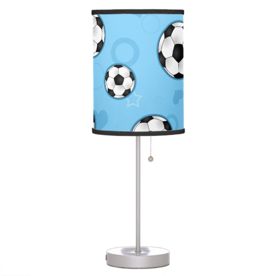 Cute Blue Soccer Ball Lamp | Zazzle.com