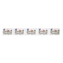 Cute Boer Goat Birthday Party Ribbon | Zazzle
