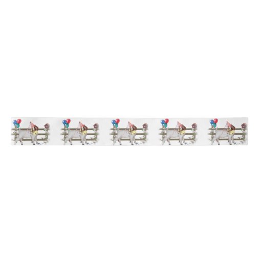 Cute Boer Goat Birthday Party Ribbon | Zazzle