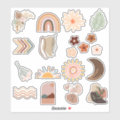 Cute Boho Scrapbook Sticker Pack #002 | Zazzle