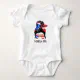 Cute Boricua Girl Puerto Rico Flag Baby Bodysuit | Zazzle