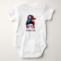 Cute Boricua Girl Puerto Rico Flag Baby Bodysuit | Zazzle