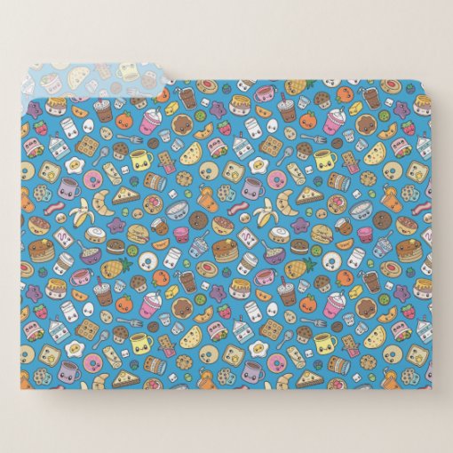 Cute Breakfast Food file folders | Zazzle