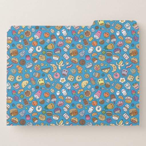 Cute Breakfast Food file folders | Zazzle