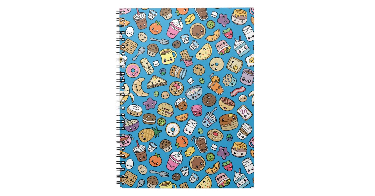Cute Breakfast Food Notebook | Zazzle