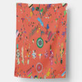 Cute Bright Colorful House Flag | Zazzle