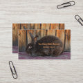 Cute Brown Bunny Rabbit Business Card | Zazzle