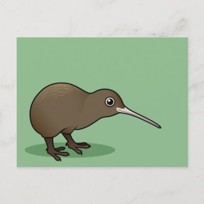 Cute Brown Kiwi by Birdorable