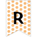 Cute Bubble Tea Boba Party Polka Dot Bunting Flags | Zazzle