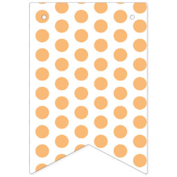Cute Bubble Tea Boba Party Polka Dot Bunting Flags | Zazzle