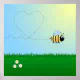 Cute bumble bee cartoon poster | Zazzle