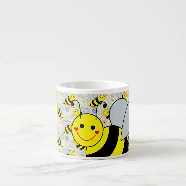 Cute Bumble Bee Espresso Cup | Zazzle