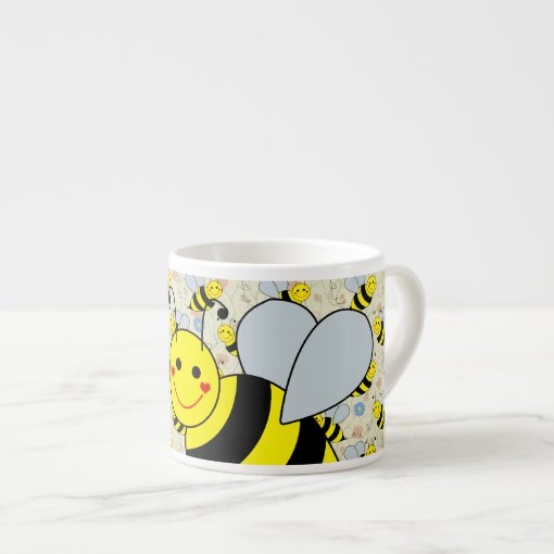 Cute Bumble Bee Espresso Cup | Zazzle