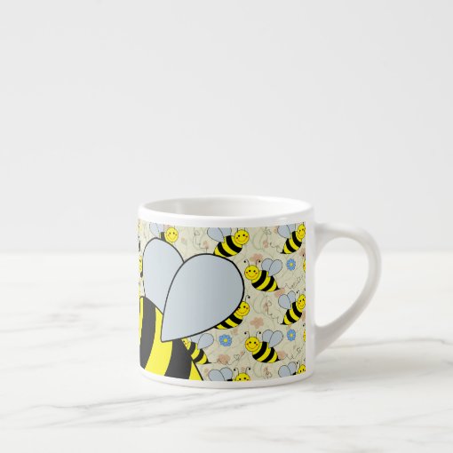 Cute Bumble Bee Espresso Cup | Zazzle
