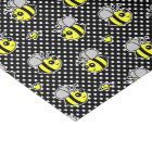Cute Bumble Bee Pattern White Tissue Paper | Zazzle.com