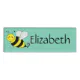 Cute Bumble Bee Personalized Name Tag | Zazzle
