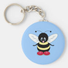 Bumble Bee Keychain Party Favors Souvenirs | Zazzle.com